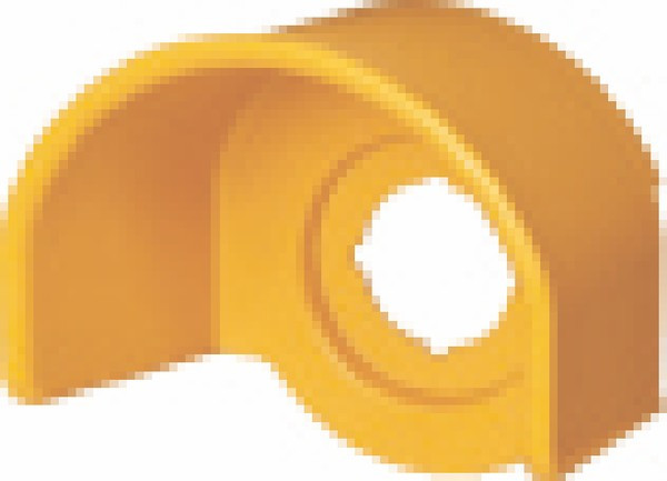 Kryt M22-XGPV ochrana núdz. tlačidla, žltá, polkruh 231273 - Elektroinštalačný materiál, káble ...